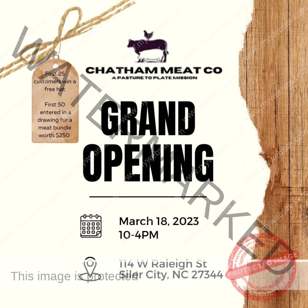 Chatham Meat Co Grand Opening - Pittsboro-Siler City Convention ...